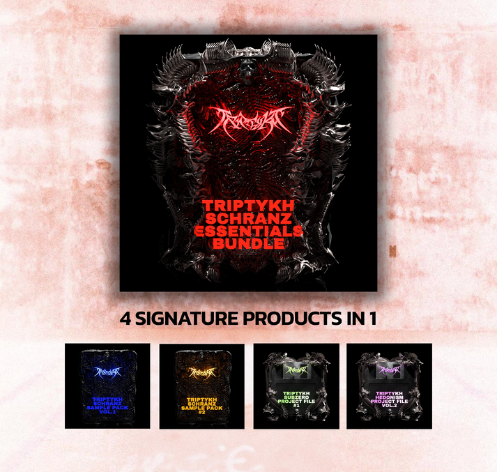 Triptykh Schranz Essentials Bundle: 850 Professional Schranz Samples – RAVEYARD